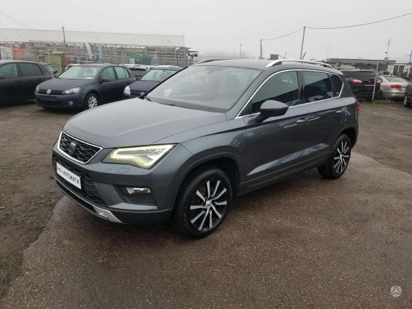 Pelēks SEAT Ateca 2017 Kauņa, ar dzinēja tilpumu 1.97 L un nobraukumu 289 tūkst. km par 13850 €, foto 2 vietnē AUTOMOTO.COM.LV