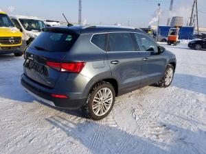 Pelēks SEAT Ateca 2017 Kauņa, ar dzinēja tilpumu 1.97 L un nobraukumu 289 tūkst. km par 13300 €, foto 5 vietnē AUTOMOTO.COM.LV