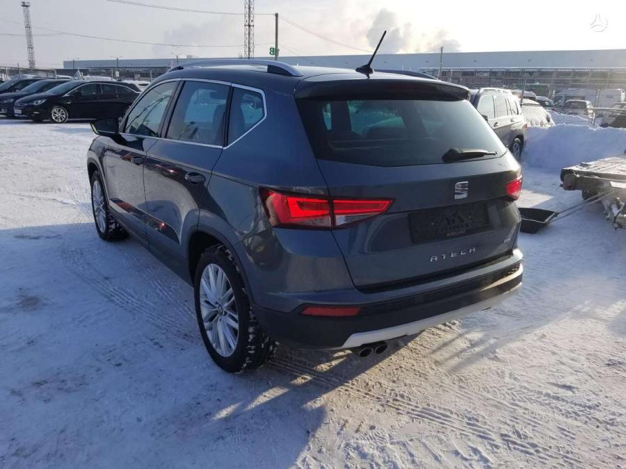Pelēks SEAT Ateca 2017 Kauņa, ar dzinēja tilpumu 1.97 L un nobraukumu 289 tūkst. km par 13300 €, foto 7 vietnē AUTOMOTO.COM.LV