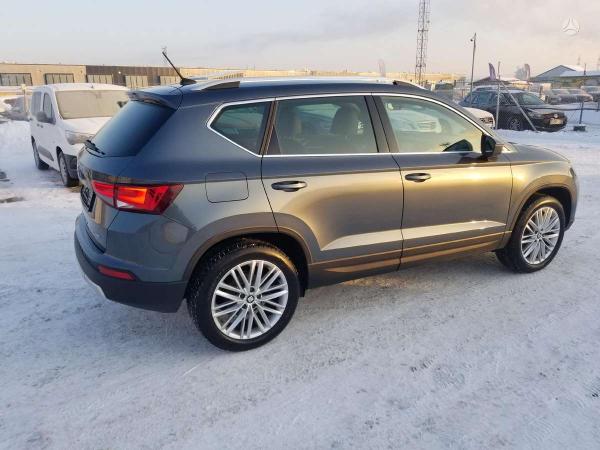 Grey SEAT Ateca 2017 in Kaunas, with an engine capacity of 1.97 L and mileage of 289 thousand km for 13299 €, photo 4 on AUTOMOTO.COM.LV