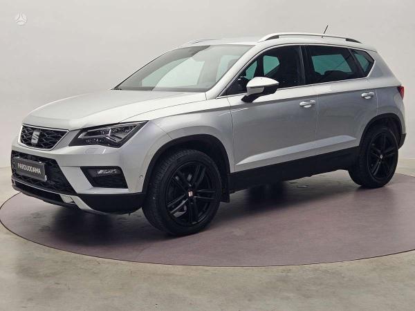 Grey SEAT Ateca 2017 in Panevezys, with an engine capacity of 1.97 L and mileage of 102 thousand km for 16990 €, photo 1 on AUTOMOTO.COM.LV