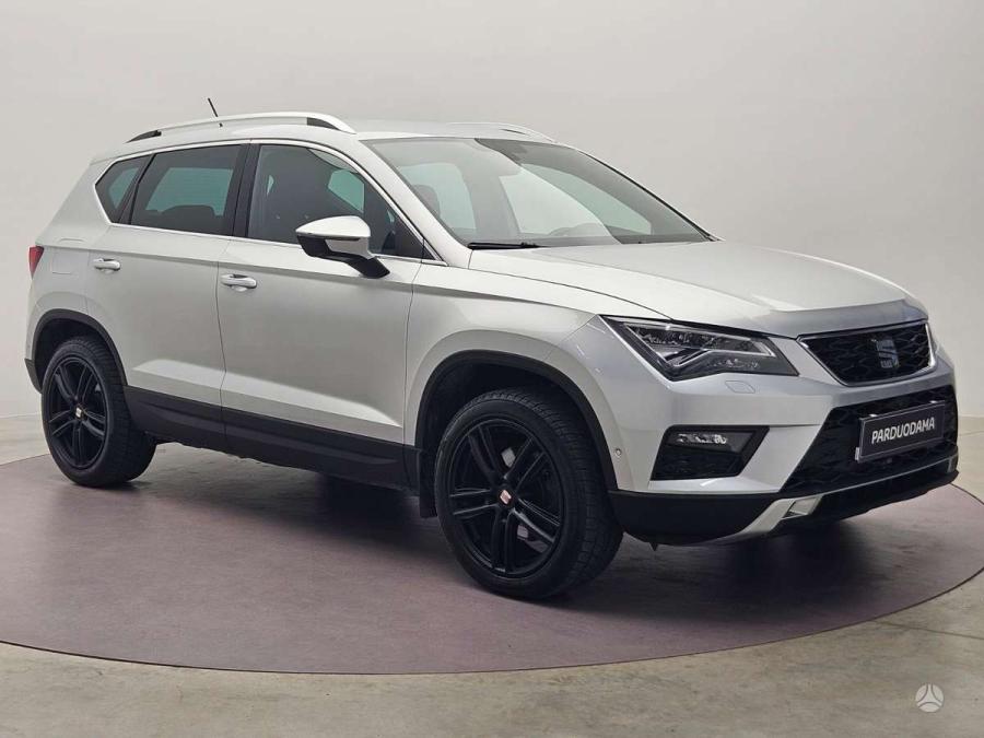 Grey SEAT Ateca 2017 in Panevezys, with an engine capacity of 1.97 L and mileage of 102 thousand km for 16990 €, photo 3 on AUTOMOTO.COM.LV