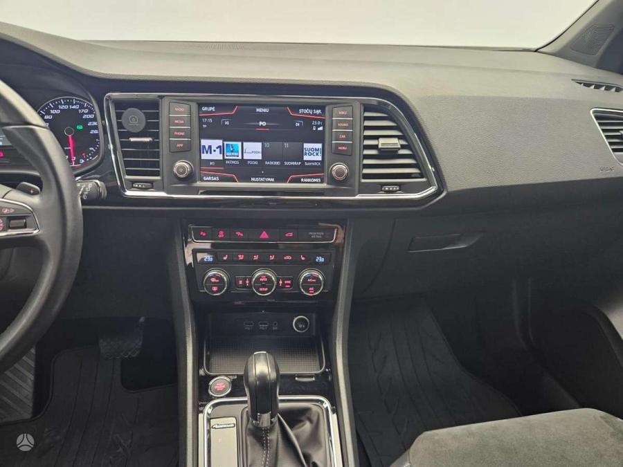 Grey SEAT Ateca 2017 in Panevezys, with an engine capacity of 1.97 L and mileage of 102 thousand km for 16990 €, photo 26 on AUTOMOTO.COM.LV