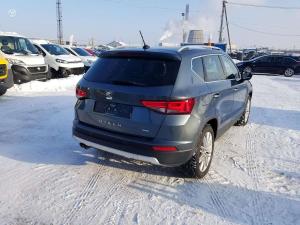 Grey SEAT Ateca 2017 in Kaunas, with an engine capacity of 1.97 L and mileage of 289 thousand km for 12888 €, photo 6 on AUTOMOTO.COM.LV
