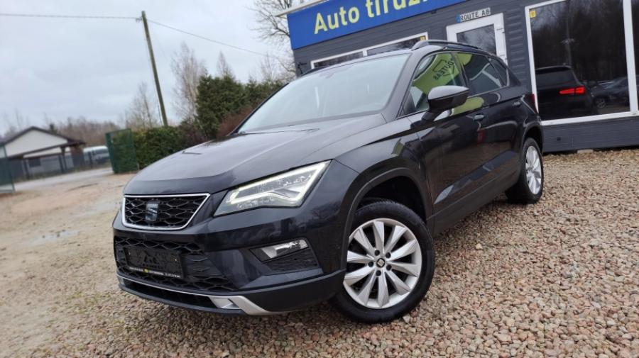 Grey SEAT Ateca 2017 in Riga, with an engine capacity of 1.60 L and mileage of 186 thousand km for 13990 €, photo 4 on AUTOMOTO.COM.LV
