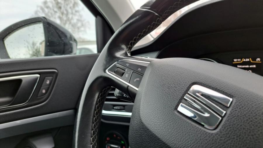 Grey SEAT Ateca 2017 in Riga, with an engine capacity of 1.60 L and mileage of 186 thousand km for 13990 €, photo 10 on AUTOMOTO.COM.LV
