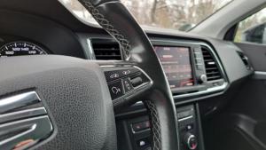 Grey SEAT Ateca 2017 in Riga, with an engine capacity of 1.60 L and mileage of 186 thousand km for 13990 €, photo 14 on AUTOMOTO.COM.LV