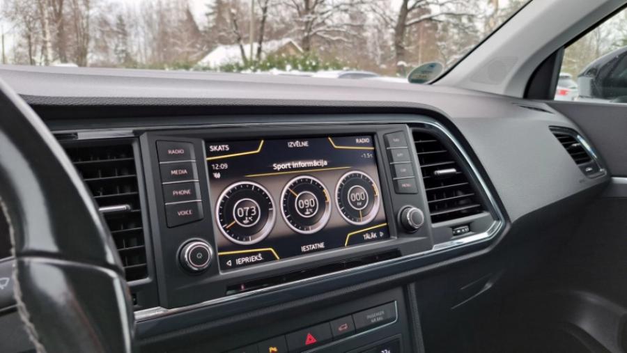 Grey SEAT Ateca 2017 in Riga, with an engine capacity of 1.60 L and mileage of 186 thousand km for 13990 €, photo 30 on AUTOMOTO.COM.LV