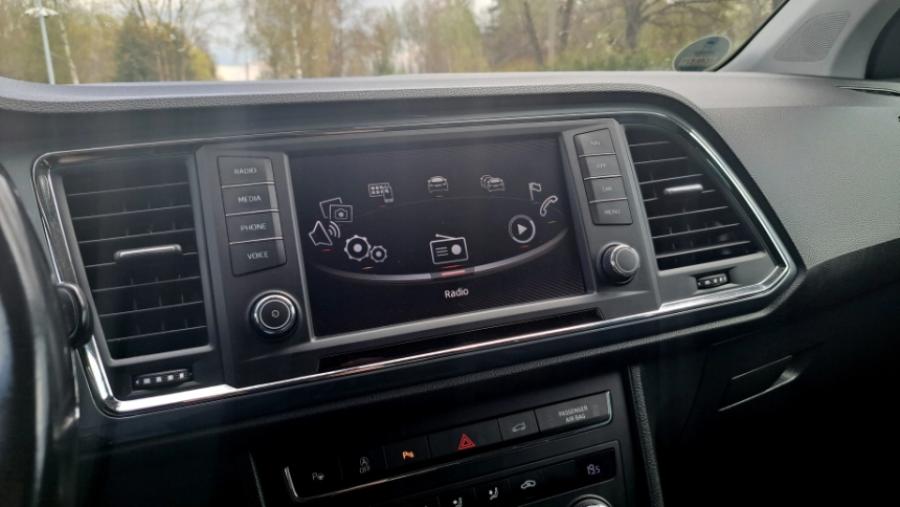 Grey SEAT Ateca 2017 in Riga, with an engine capacity of 1.60 L and mileage of 186 thousand km for 13990 €, photo 47 on AUTOMOTO.COM.LV
