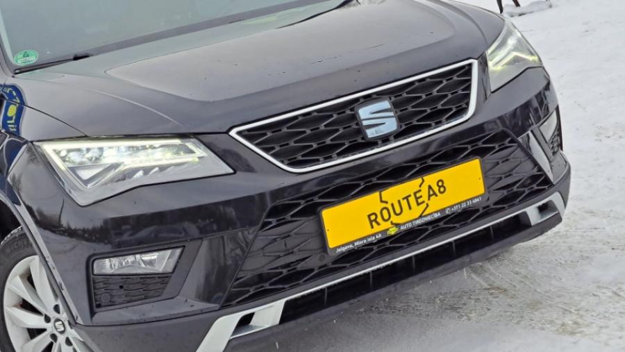 Grey SEAT Ateca 2017 in Riga, with an engine capacity of 1.60 L and mileage of 186 thousand km for 13990 €, photo 117 on AUTOMOTO.COM.LV
