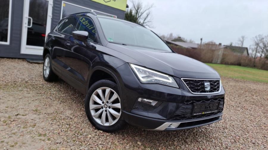 Grey SEAT Ateca 2017 in Riga, with an engine capacity of 1.60 L and mileage of 186 thousand km for 13990 €, photo 124 on AUTOMOTO.COM.LV