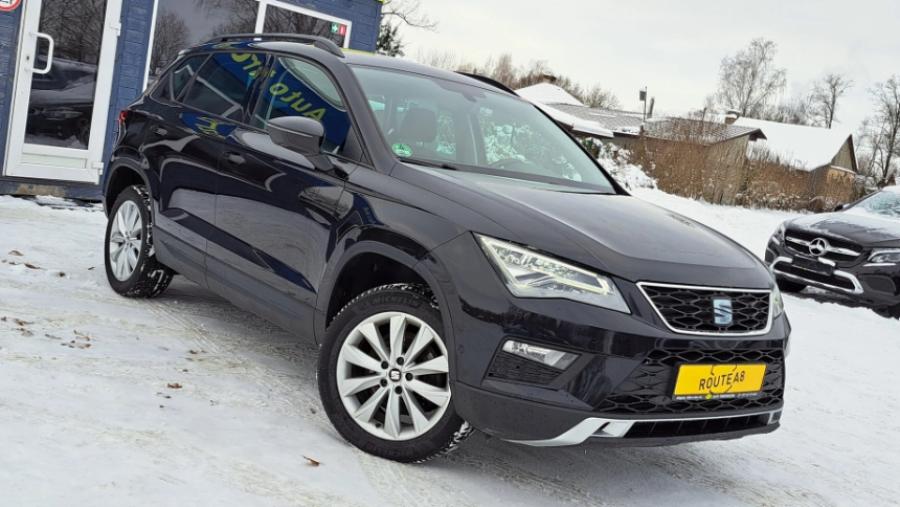 Grey SEAT Ateca 2017 in Riga, with an engine capacity of 1.60 L and mileage of 186 thousand km for 13990 €, photo 125 on AUTOMOTO.COM.LV