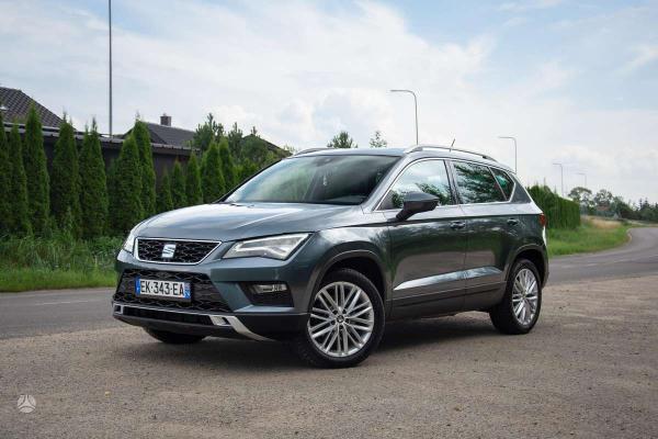 Pelēks SEAT Ateca 2017 Elektrėnai, ar dzinēja tilpumu 1.97 L un nobraukumu 230 tūkst. km par 13880 €, foto 1 vietnē AUTOMOTO.COM.LV