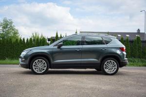 Grey SEAT Ateca 2017 in Elektrenai, with an engine capacity of 1.97 L and mileage of 230 thousand km for 13880 €, photo 3 on AUTOMOTO.COM.LV