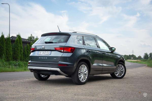 Pelēks SEAT Ateca 2017 Elektrėnai, ar dzinēja tilpumu 1.97 L un nobraukumu 230 tūkst. km par 13880 €, foto 5 vietnē AUTOMOTO.COM.LV