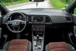 Grey SEAT Ateca 2017 in Elektrenai, with an engine capacity of 1.97 L and mileage of 230 thousand km for 13880 €, photo 20 on AUTOMOTO.COM.LV