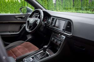 Grey SEAT Ateca 2017 in Elektrenai, with an engine capacity of 1.97 L and mileage of 230 thousand km for 13880 €, photo 21 on AUTOMOTO.COM.LV