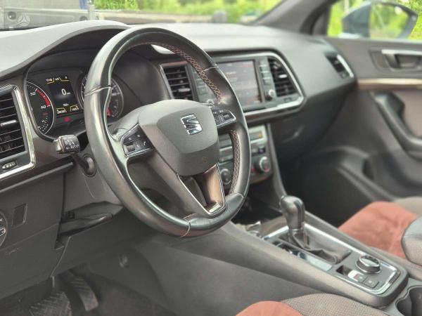 Grey SEAT Ateca 2017 in Kaunas, with an engine capacity of 1.97 L and mileage of 289 thousand km for 11550 €, photo 7 on AUTOMOTO.COM.LV