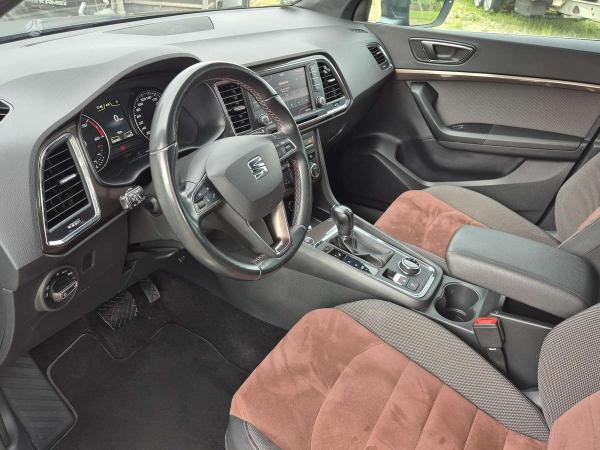 Grey SEAT Ateca 2017 in Kaunas, with an engine capacity of 1.97 L and mileage of 289 thousand km for 11550 €, photo 8 on AUTOMOTO.COM.LV