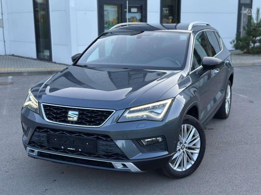 Grey SEAT Ateca 2017 in Kaunas, with an engine capacity of 1.97 L and mileage of 157 thousand km for 14700 €, photo 1 on AUTOMOTO.COM.LV