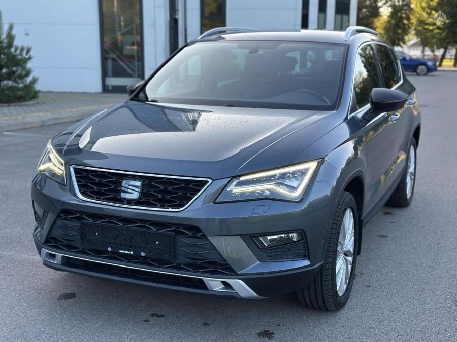 Grey SEAT Ateca 2017 in Kaunas, with an engine capacity of 1.97 L and mileage of 157 thousand km for 14700 €, photo 9 on AUTOMOTO.COM.LV
