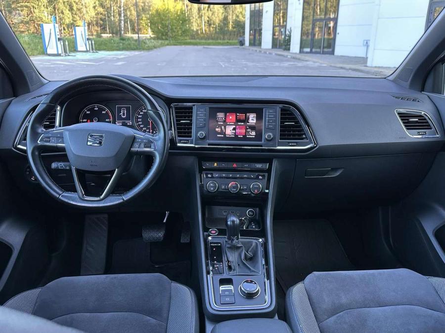 Grey SEAT Ateca 2017 in Kaunas, with an engine capacity of 1.97 L and mileage of 157 thousand km for 14700 €, photo 11 on AUTOMOTO.COM.LV