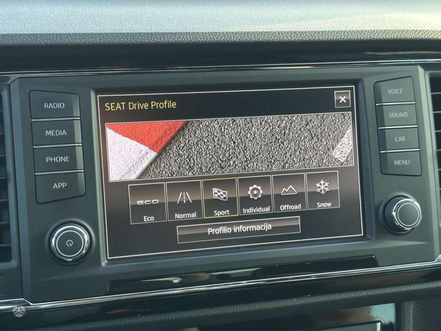 Grey SEAT Ateca 2017 in Kaunas, with an engine capacity of 1.97 L and mileage of 157 thousand km for 14700 €, photo 15 on AUTOMOTO.COM.LV
