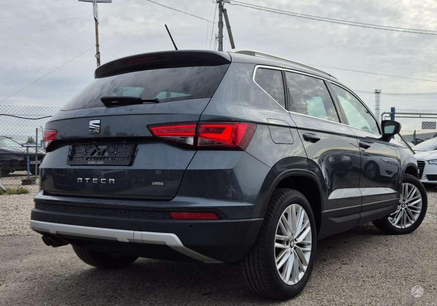 Pelēks SEAT Ateca 2017 Kauņa, ar dzinēja tilpumu 1.97 L un nobraukumu 290 tūkst. km par 11550 €, foto 4 vietnē AUTOMOTO.COM.LV