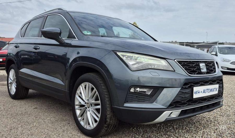 Pelēks SEAT Ateca 2017 Kauņa, ar dzinēja tilpumu 1.97 L un nobraukumu 290 tūkst. km par 11550 €, foto 5 vietnē AUTOMOTO.COM.LV