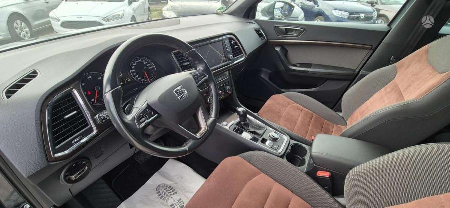 Pelēks SEAT Ateca 2017 Kauņa, ar dzinēja tilpumu 1.97 L un nobraukumu 290 tūkst. km par 11550 €, foto 7 vietnē AUTOMOTO.COM.LV