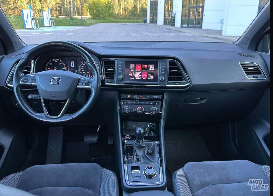 Grey SEAT Ateca 2017 in Kaunas, with an engine capacity of 2.00 L and mileage of 0 thousand km for 14950 €, photo 8 on AUTOMOTO.COM.LV