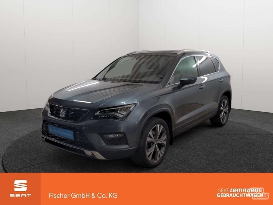 Grey SEAT Ateca 2018 in Kaunas, with an engine capacity of 1.40 L and mileage of 72 thousand km for 22272 €, photo 1 on AUTOMOTO.COM.LV