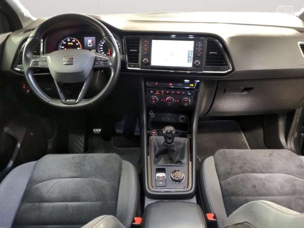 Grey SEAT Ateca 2018 in Kaunas, with an engine capacity of 1.40 L and mileage of 72 thousand km for 22272 €, photo 9 on AUTOMOTO.COM.LV