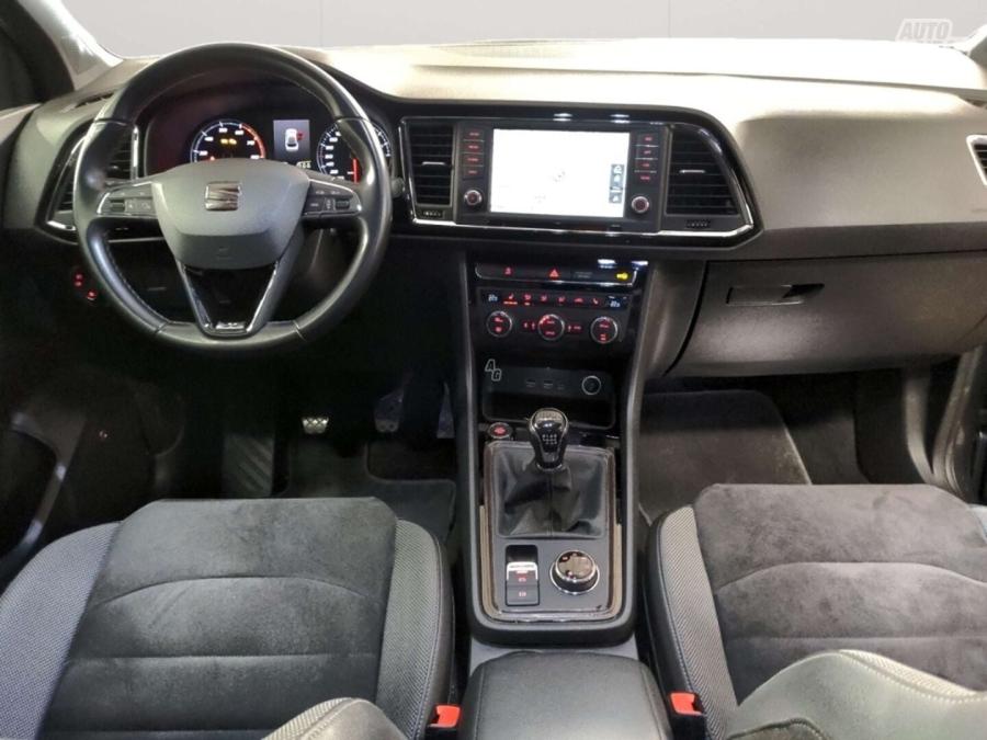 Grey SEAT Ateca 2018 in Kaunas, with an engine capacity of 1.40 L and mileage of 72 thousand km for 22272 €, photo 9 on AUTOMOTO.COM.LV