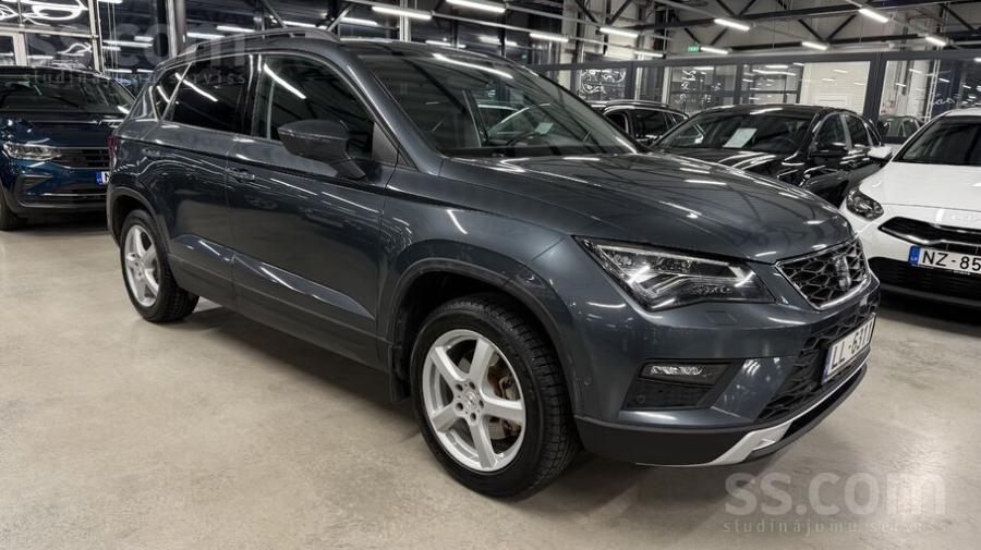 Pelēks SEAT Ateca 2018 Rīga, ar dzinēja tilpumu 1.60 L un nobraukumu 158 tūkst. km par 12900 €, foto 6 vietnē AUTOMOTO.COM.LV