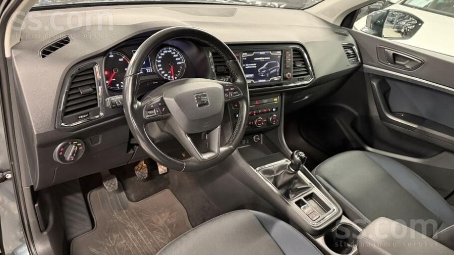 Pelēks SEAT Ateca 2018 Rīga, ar dzinēja tilpumu 1.60 L un nobraukumu 158 tūkst. km par 12900 €, foto 11 vietnē AUTOMOTO.COM.LV