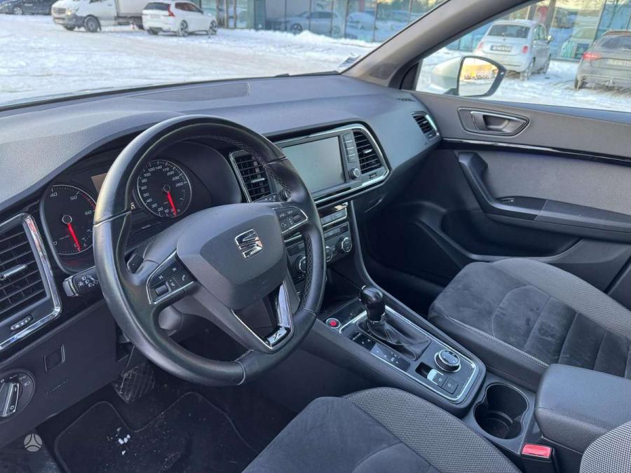 Grey SEAT Ateca 2018 in Kaunas, with an engine capacity of 1.97 L and mileage of 190 thousand km for 15699 €, photo 10 on AUTOMOTO.COM.LV