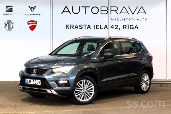 Серый Сеат Ateca 2018 в Рига, объемом двигателя 2.00 л и пробегом 103 тыс. км за 18490 €, фото 1 на AUTOMOTO.COM.LV