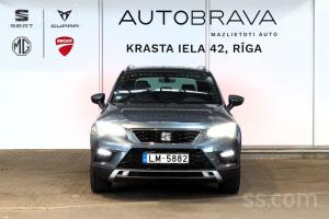 Grey SEAT Ateca 2018 in Riga, with an engine capacity of 2.00 L and mileage of 103 thousand km for 18490 €, photo 3 on AUTOMOTO.COM.LV