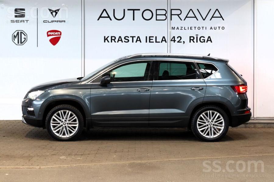 Grey SEAT Ateca 2018 in Riga, with an engine capacity of 2.00 L and mileage of 103 thousand km for 18490 €, photo 5 on AUTOMOTO.COM.LV