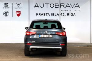 Grey SEAT Ateca 2018 in Riga, with an engine capacity of 2.00 L and mileage of 103 thousand km for 18490 €, photo 8 on AUTOMOTO.COM.LV