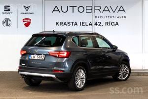 Grey SEAT Ateca 2018 in Riga, with an engine capacity of 2.00 L and mileage of 103 thousand km for 18490 €, photo 9 on AUTOMOTO.COM.LV