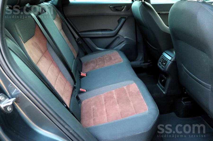 Grey SEAT Ateca 2018 in Riga, with an engine capacity of 2.00 L and mileage of 103 thousand km for 18490 €, photo 29 on AUTOMOTO.COM.LV