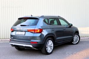 Grey SEAT Ateca 2018 in Riga, with an engine capacity of 2.00 L and mileage of 103 thousand km for 18490 €, photo 34 on AUTOMOTO.COM.LV
