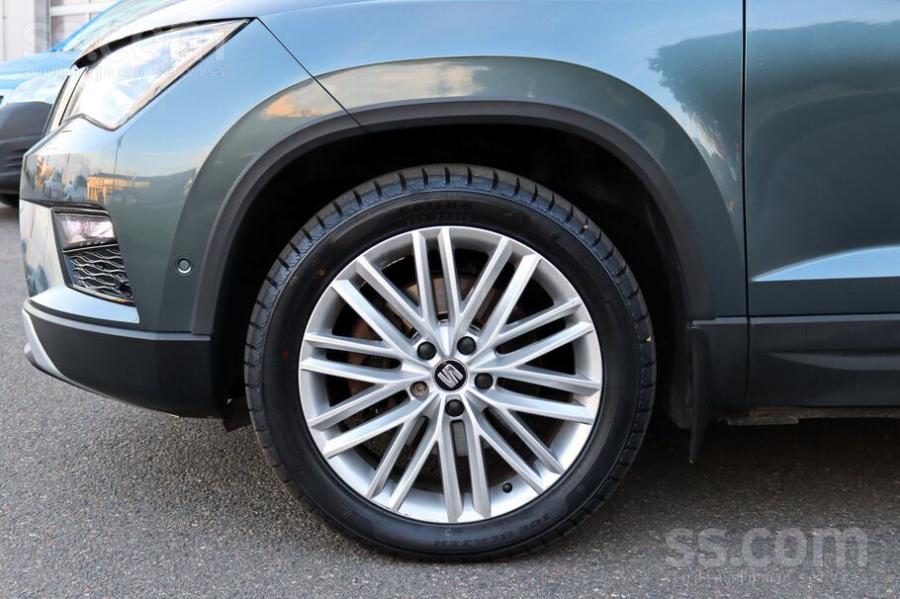 Grey SEAT Ateca 2018 in Riga, with an engine capacity of 2.00 L and mileage of 103 thousand km for 18490 €, photo 35 on AUTOMOTO.COM.LV