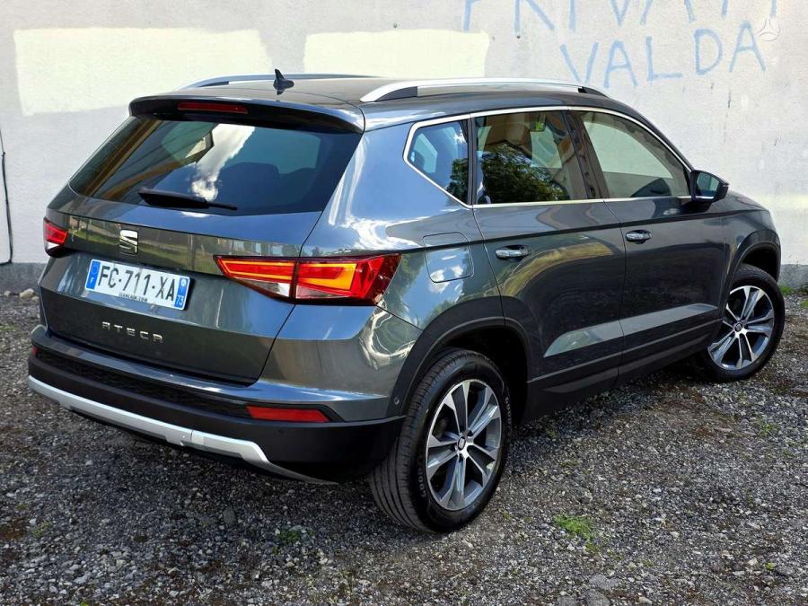 Pelēks SEAT Ateca 2018 Šauļi, ar dzinēja tilpumu 1.50 L un nobraukumu 162 tūkst. km par 11200 €, foto 6 vietnē AUTOMOTO.COM.LV