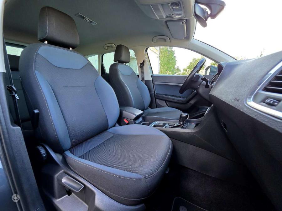 Pelēks SEAT Ateca 2018 Šauļi, ar dzinēja tilpumu 1.50 L un nobraukumu 162 tūkst. km par 11200 €, foto 21 vietnē AUTOMOTO.COM.LV