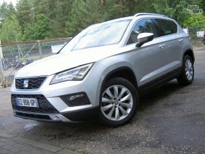 Grey SEAT Ateca 2018 in Vilnius, with an engine capacity of 1.40 L and mileage of 188 thousand km for 12399 €, photo  on AUTOMOTO.COM.LV