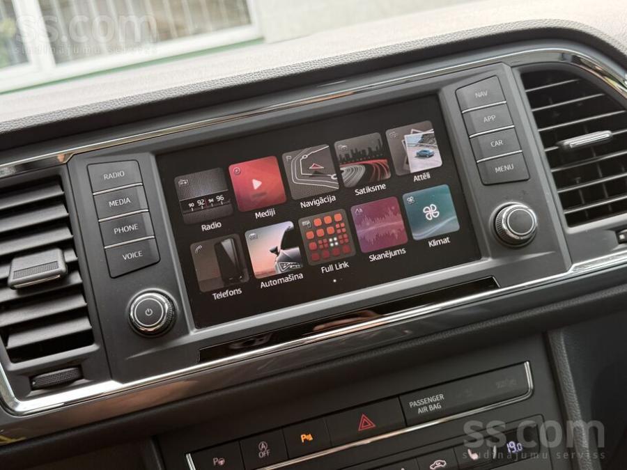 Серый Сеат Ateca 2018 в Тукумс, объемом двигателя 2.00 л и пробегом 200 тыс. км за 11999 €, фото 18 на AUTOMOTO.COM.LV