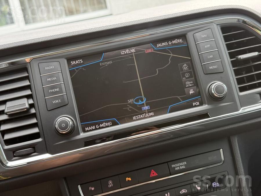 Серый Сеат Ateca 2018 в Тукумс, объемом двигателя 2.00 л и пробегом 200 тыс. км за 11999 €, фото 22 на AUTOMOTO.COM.LV